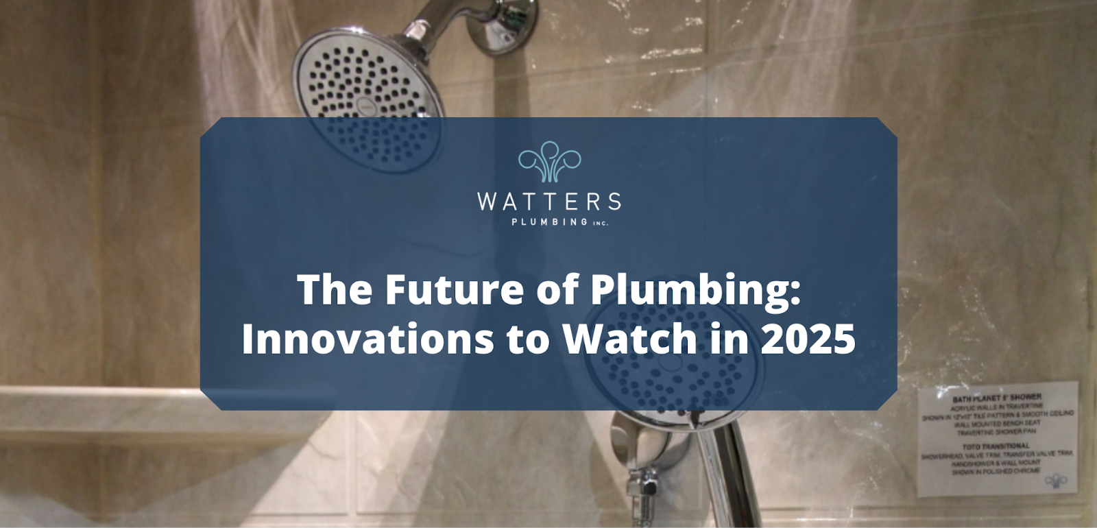 The Future of Plumbing: Innovations to Watch in 2025 - Watters Plumbing